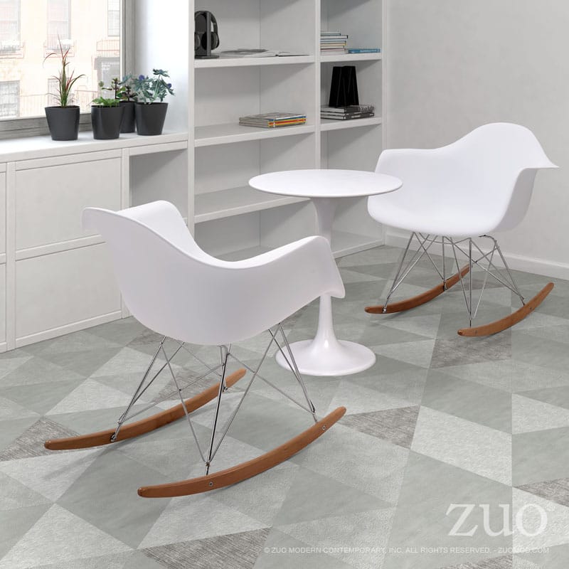Rocket Chair White at Futonland