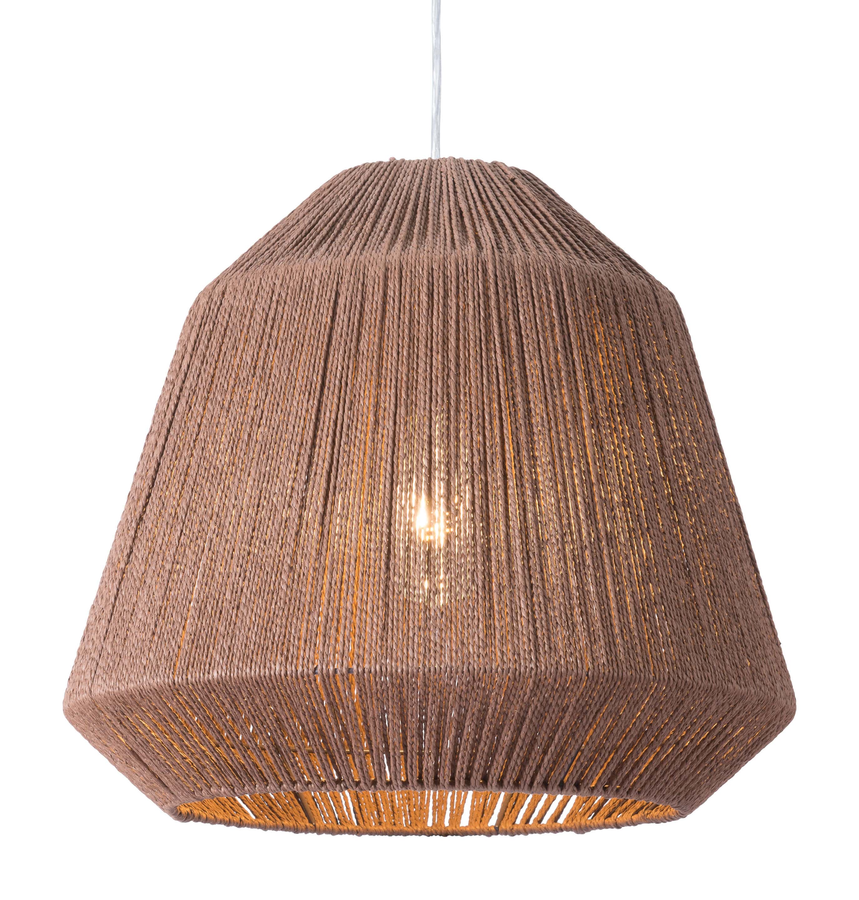 Impala Ceiling Lamp Brown at Futonland