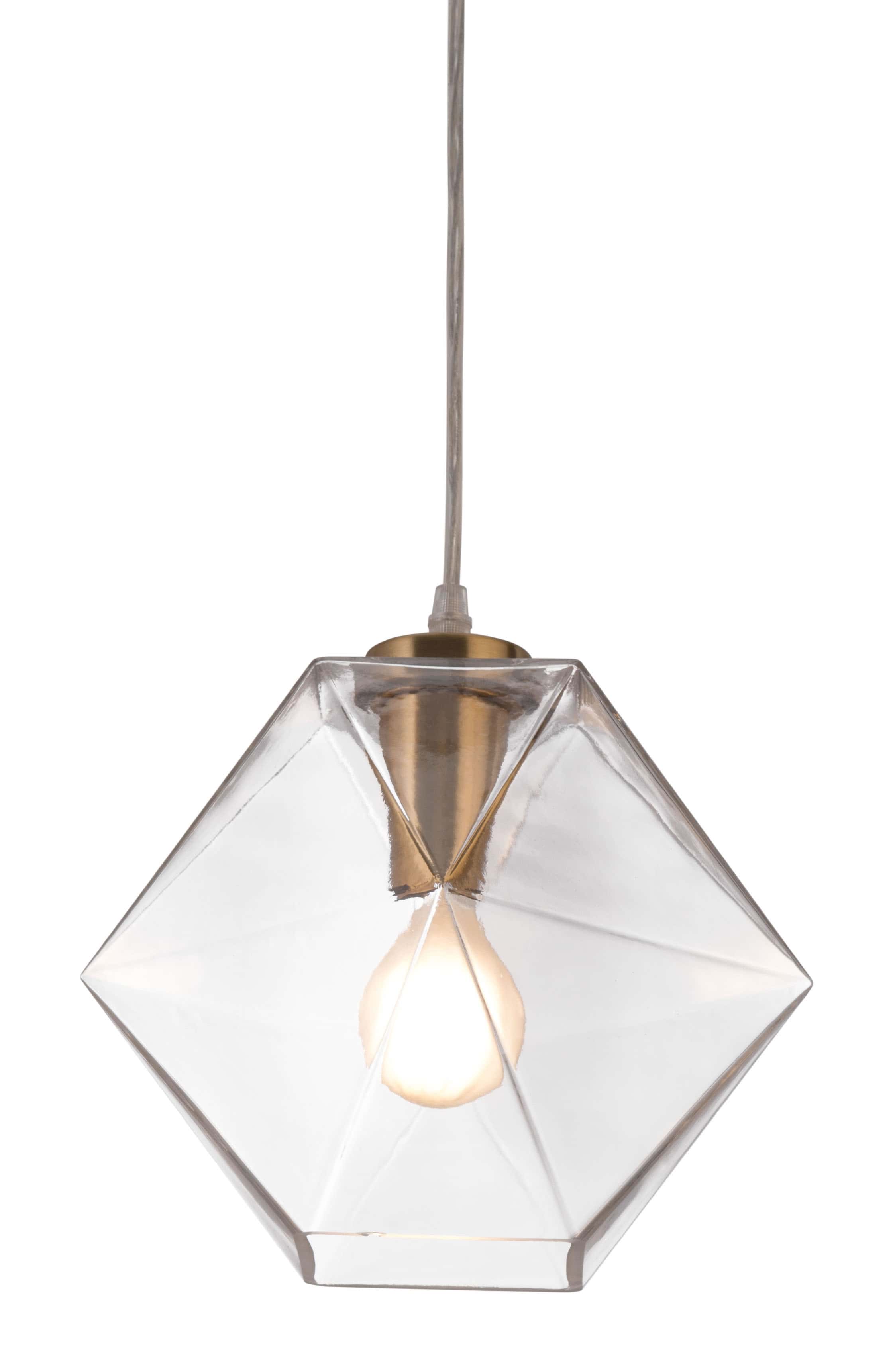 Jenny Ceiling Lamp Gold at Futonland