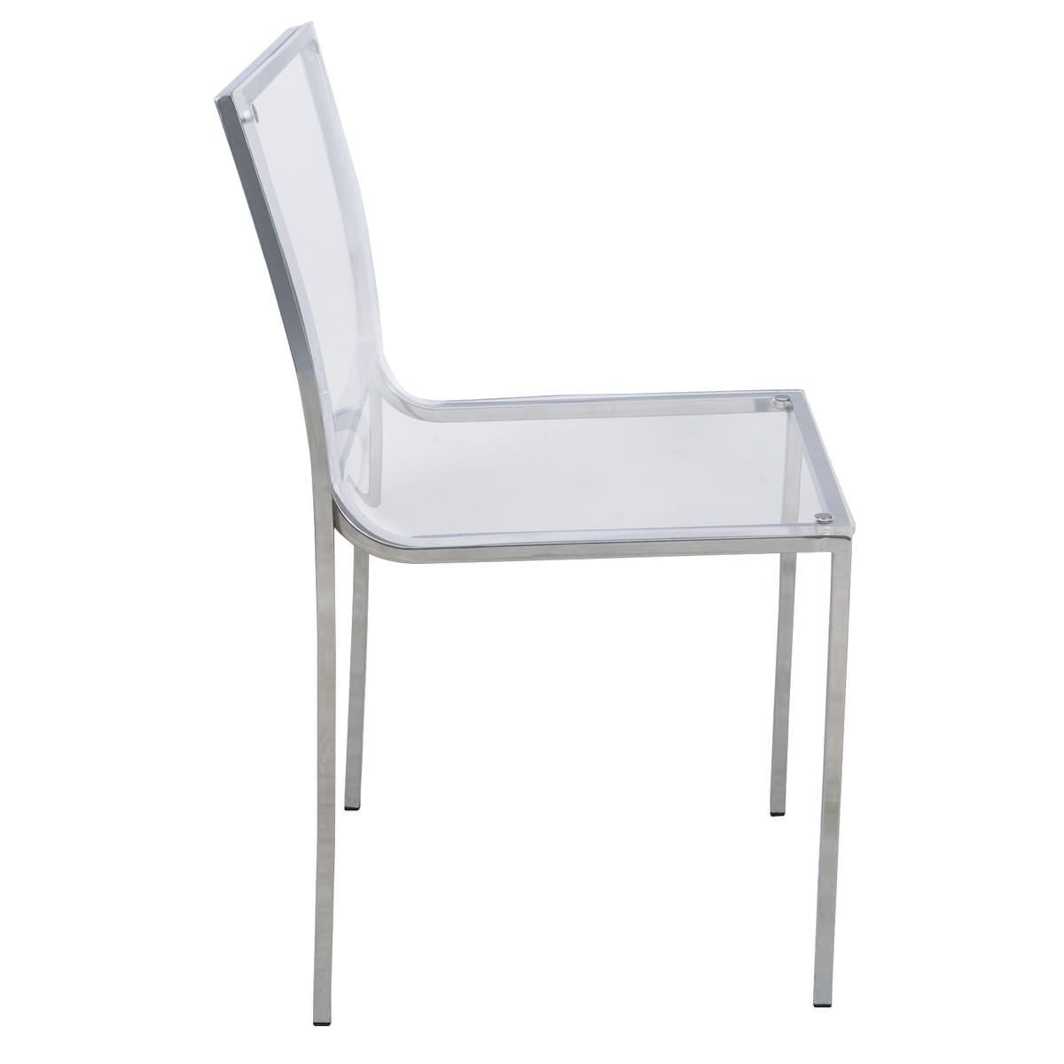 Almeda Modern Clear Acrylic Dining Chair by LeisureMod