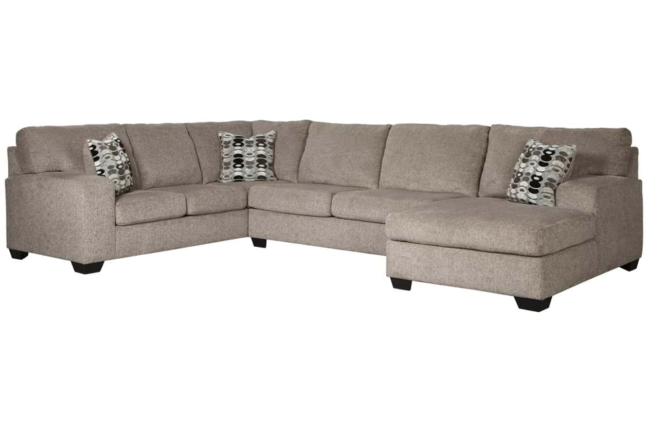 Ballinasloe Platinum 3-Piece Sectional w/Chaise by Ashley Furniture