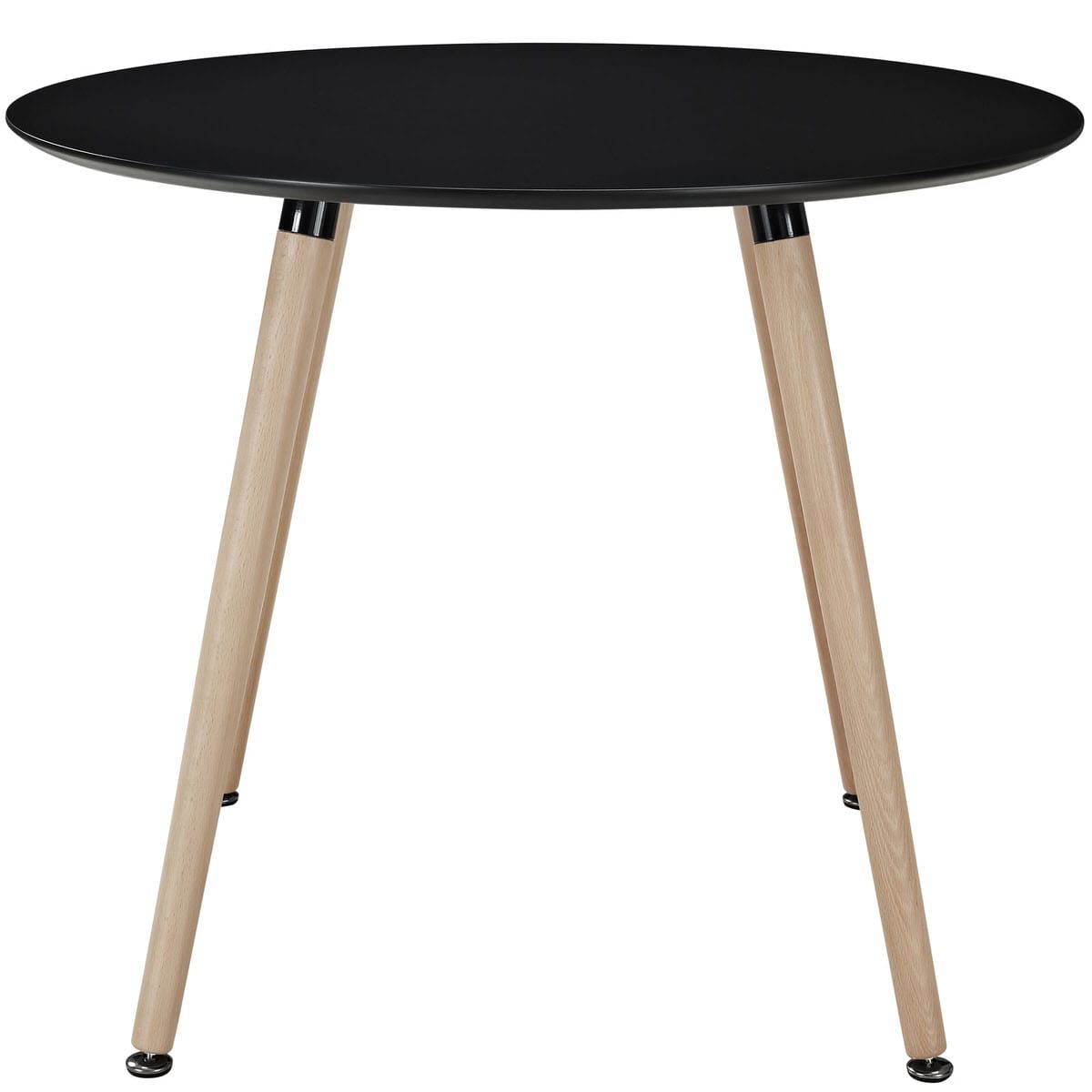 Track Round Dining Table Black by Modern Living