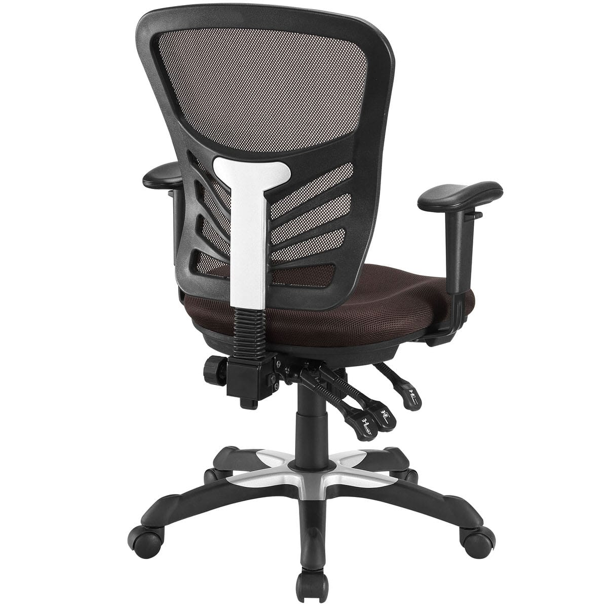 Articulate Mesh Office Chair Brown at Futonland