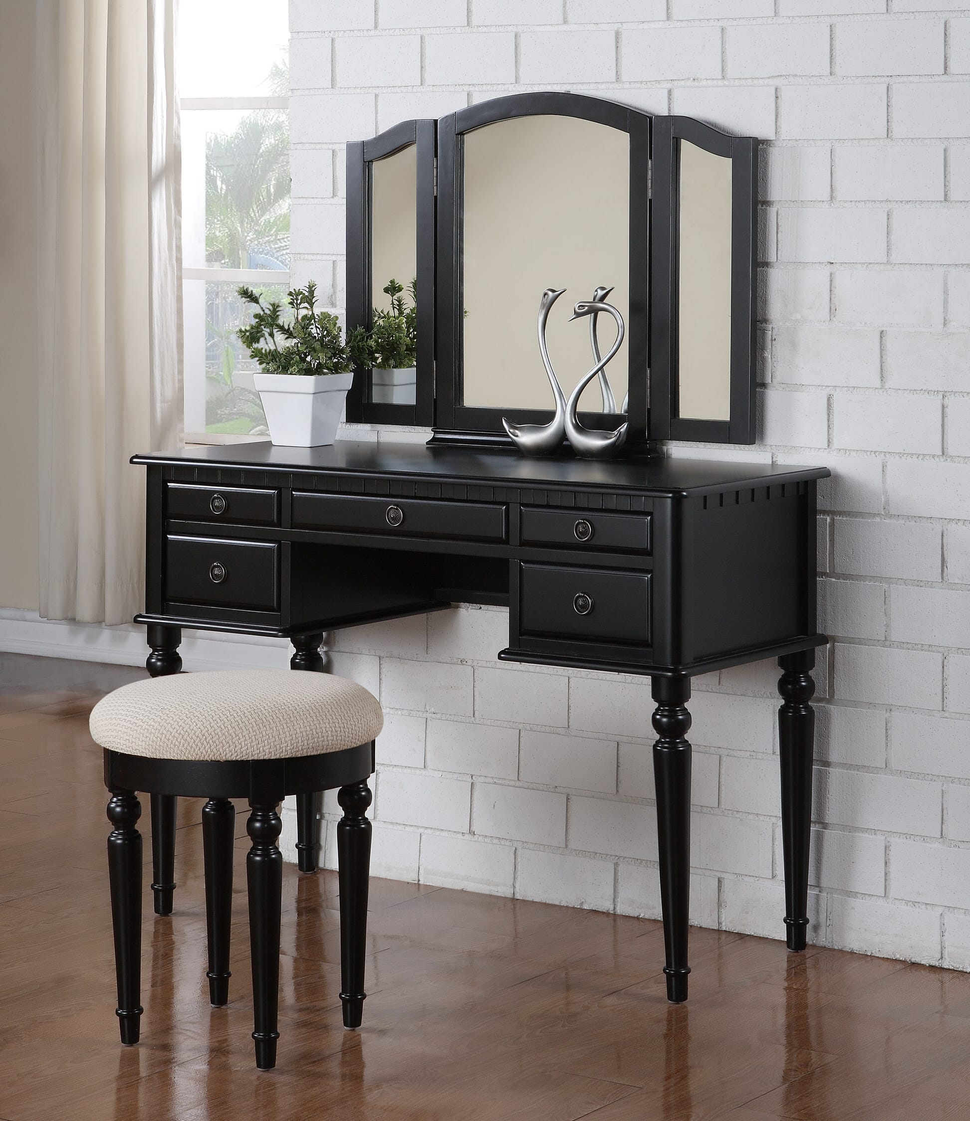 Poundex vanity set store