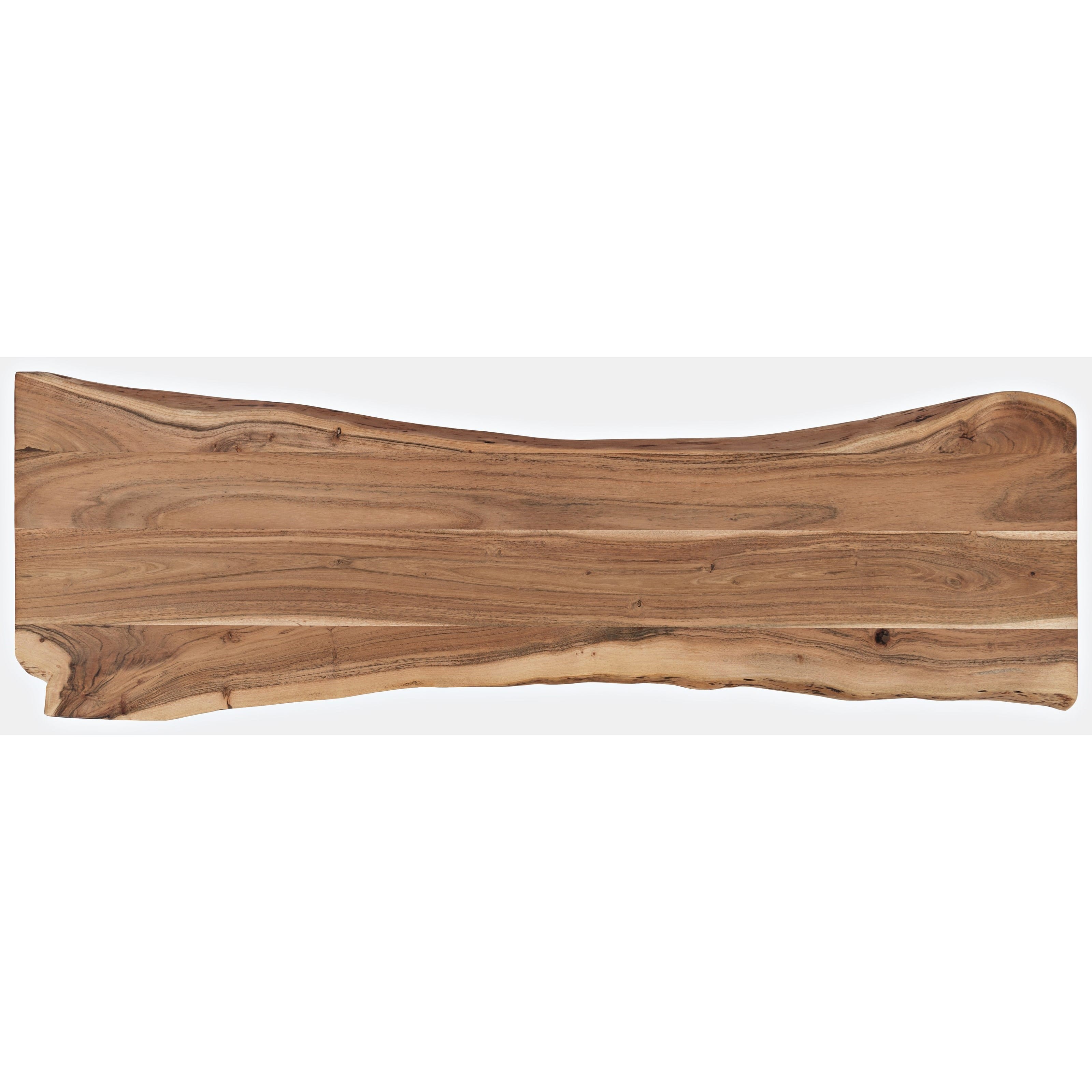 Global Archive Light Brown Cooper Live Edge Dining Bench w/Storage at ...