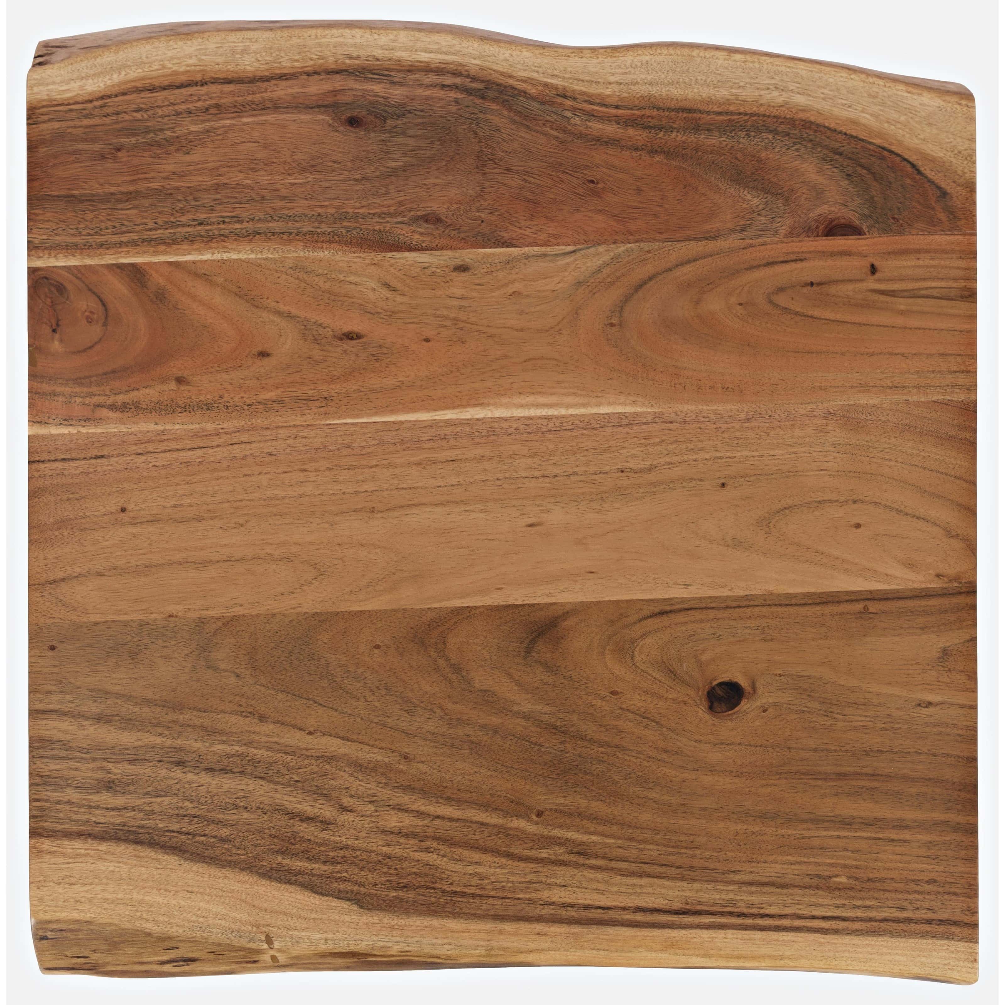 Nature's Edge Natural Live Edge End Table at Futonland
