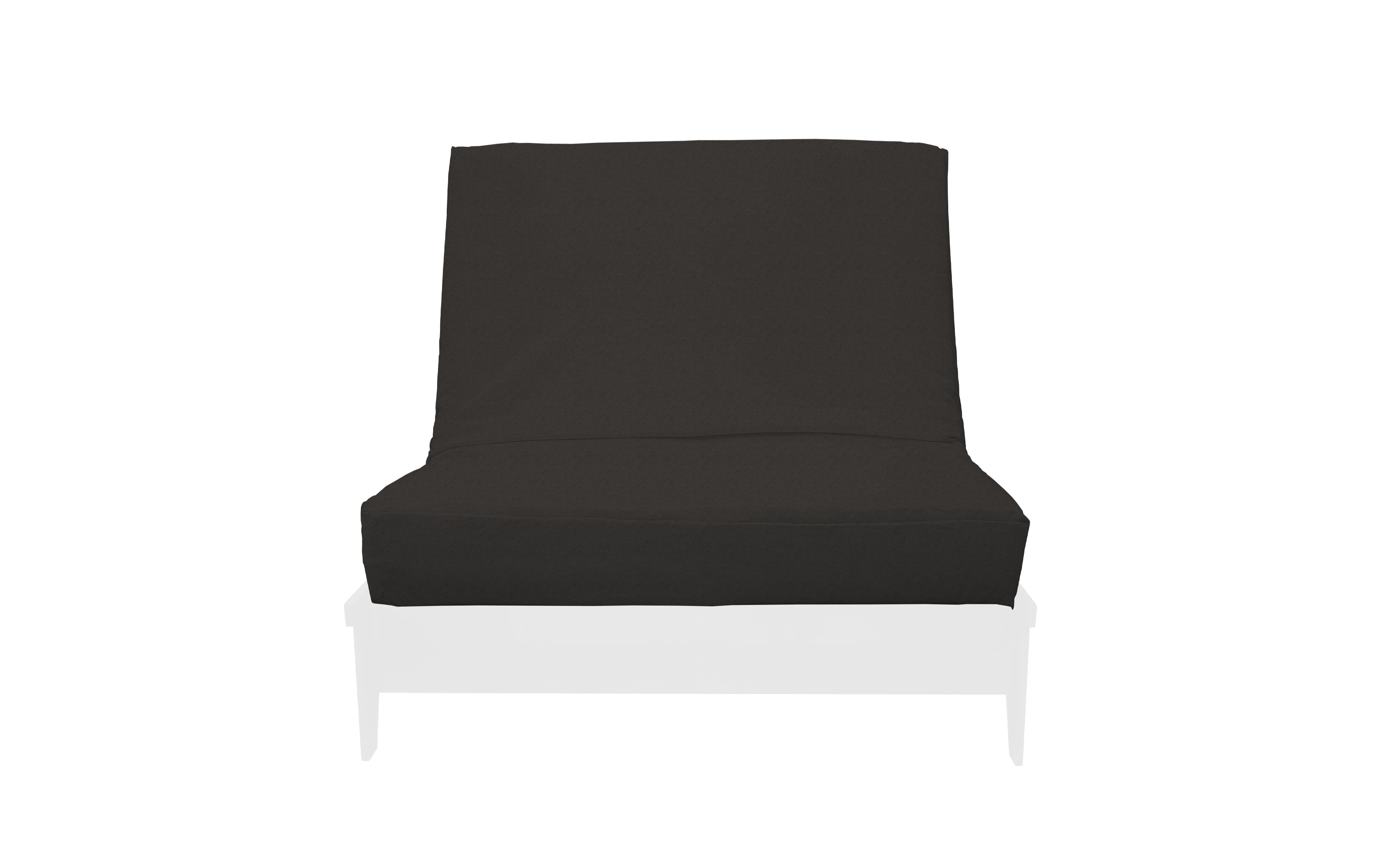 Ibiza Slate Suede Texture Futon Cover at Futonland