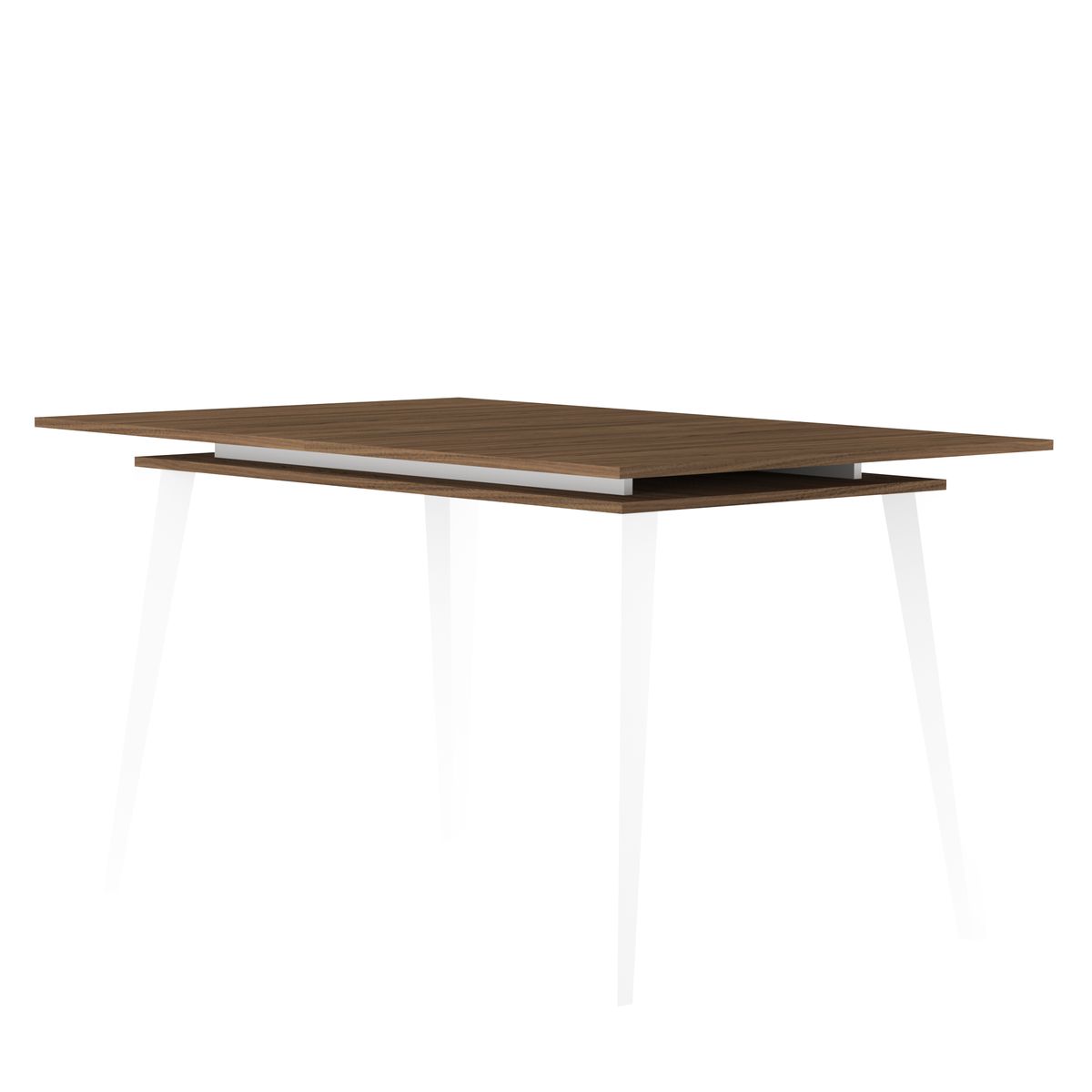 Prism Extending Dining Table Walnut by Temahome