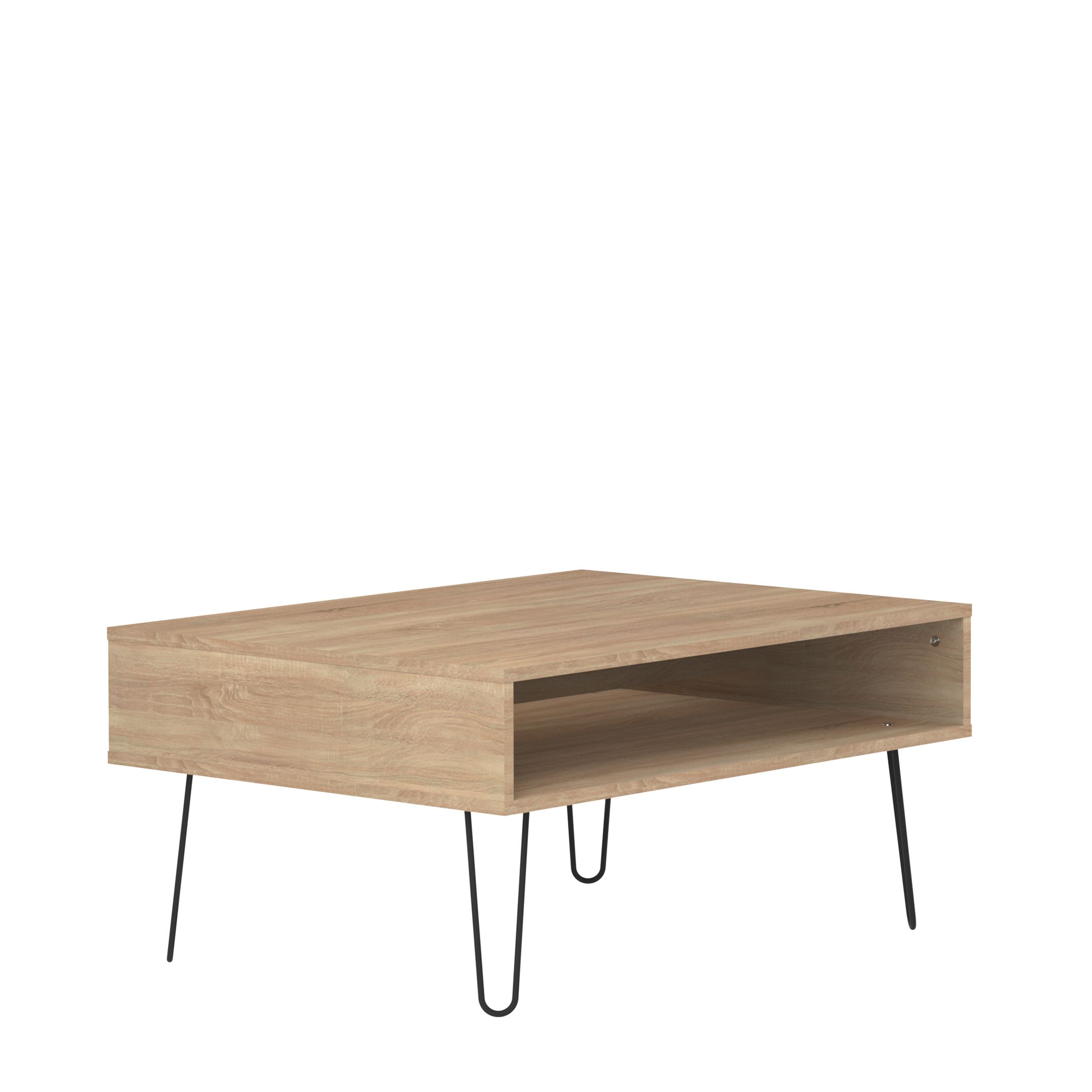Aero Melamine Coffee Table Natural Oak by Temahome