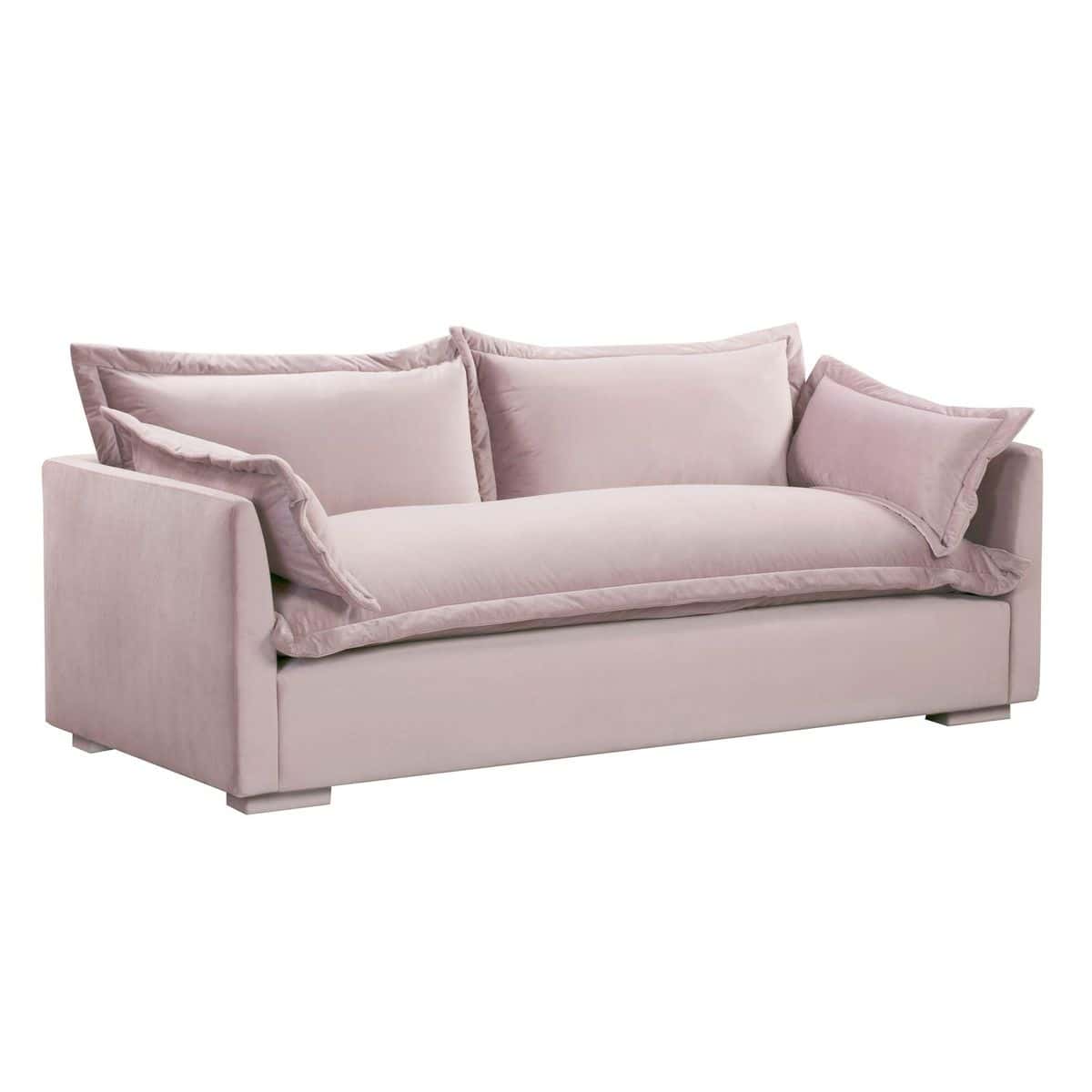 Freya Mauve Velvet Sofa at Futonland