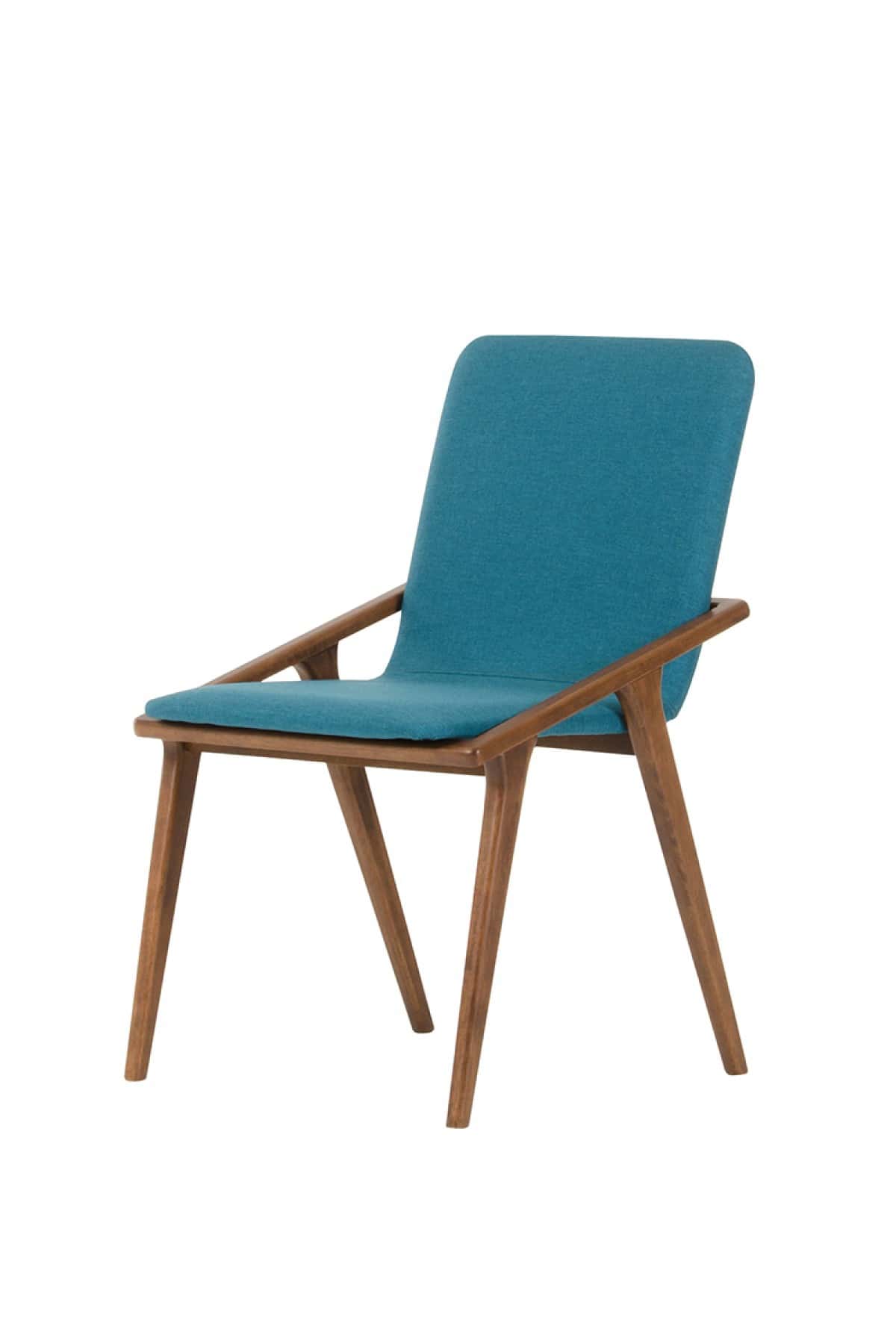 Zeppelin - Modern Blue Dining Chair (Set of 2) at Futonland