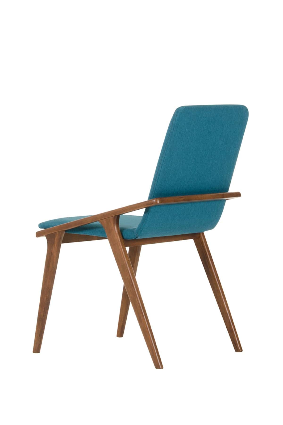 Zeppelin - Modern Blue Dining Chair (Set of 2) at Futonland