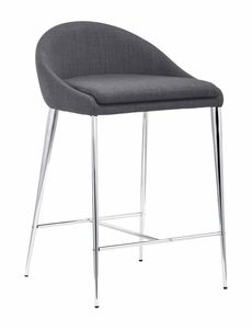 Delaney Counter Stool Grey by Moe's Home Collection