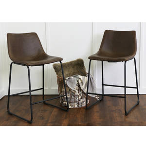 Delaney Counter Stool Grey by Moe's Home Collection
