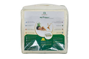3" Natural Wool Mattress Topper at Futonland