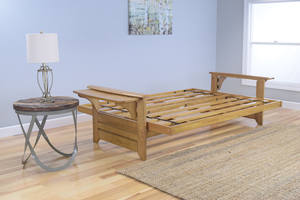 Flat Arm Mission Amish-Made Futon Frame at Futonland