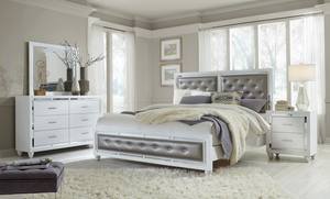 Riley Silver Bedroom Set by Global Furniture