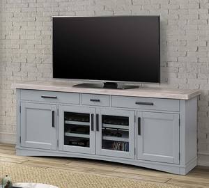 Altamonte 70 Inch Grey Wood Console at Futonland