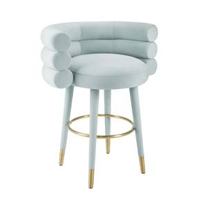 Delaney Counter Stool Grey at Futonland