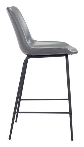 Delaney Counter Stool Grey at Futonland