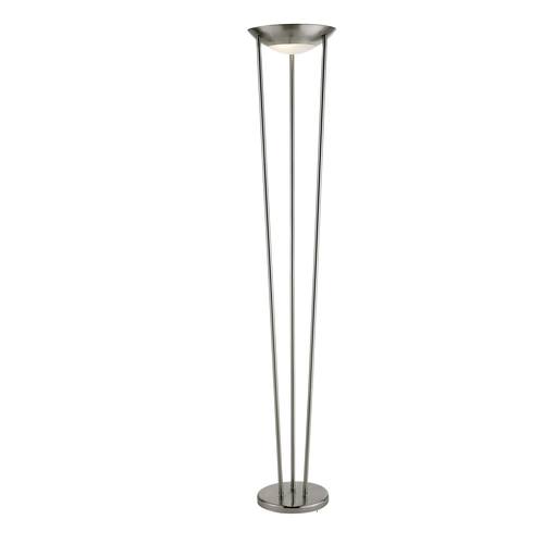 Stewart Round Shelf Floor Lamp (Walnut) at Futonland
