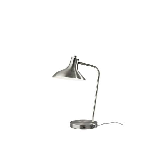 Stewart Round Shelf Floor Lamp (Natural) at Futonland