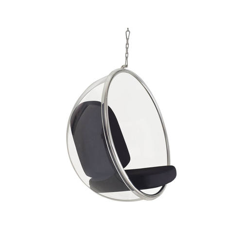 Ring Lounge Chair Black by Modern Living