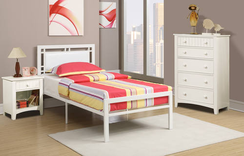 Hounslow Platform Full Bed White at Futonland