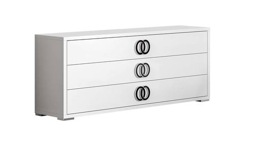 Anna Status White Bedroom Set at Futonland