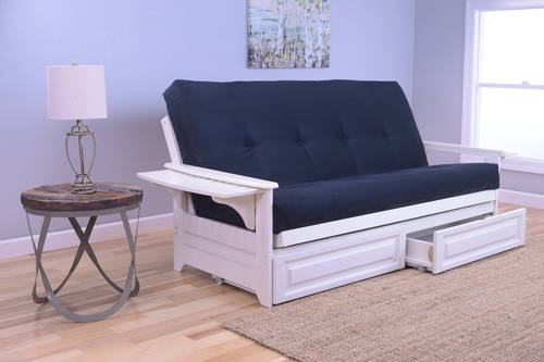 Phoenix Futon Frame Antique White by Kodiak