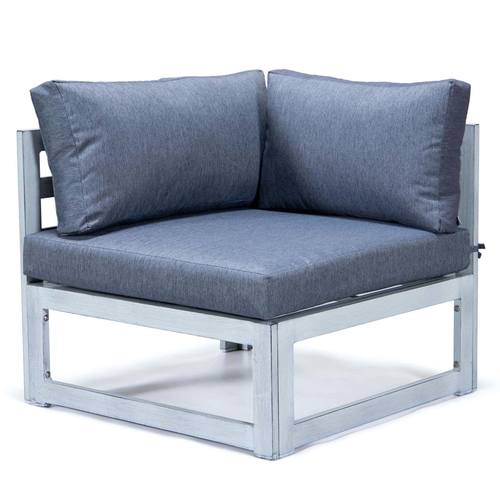 Armada X Sectional (S+L+W) 301 Microfiber Gray at Futonland