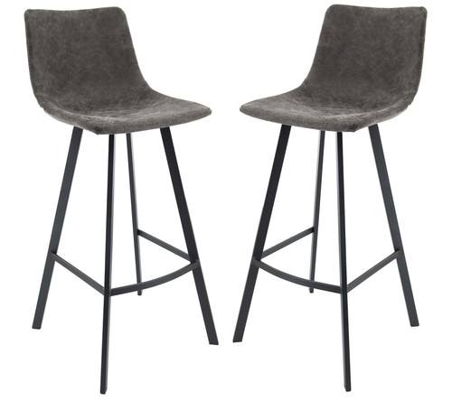 Delaney Counter Stool Grey at Futonland