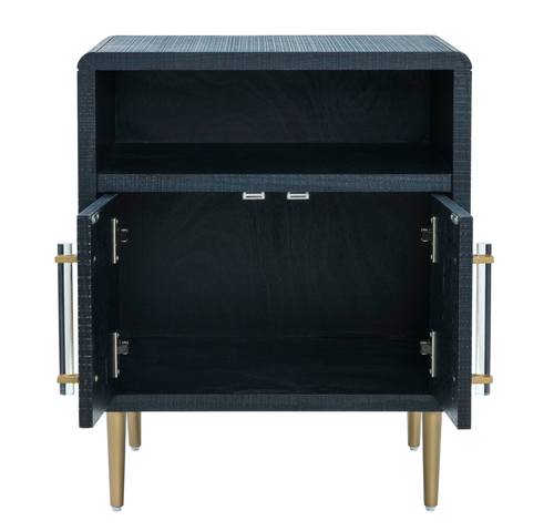 Marco Lacquer Indigo Side Table by TOV Furniture