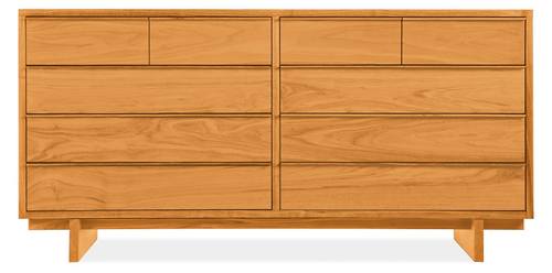 Luna 8 Drawer Dresser Natural at Futonland