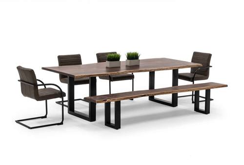 Modrest Taylor - X-Large Modern Live Edge Wood Dining Table at Futonland