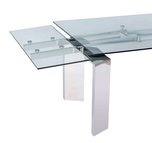 Modrest Viking - Modern Extendable Glass Dining Table by VIG Furniture