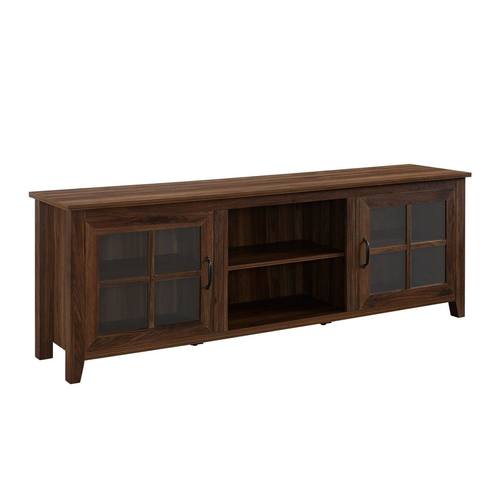 70-Inch Wide Black Wall Mounted TV Stand at Futonland