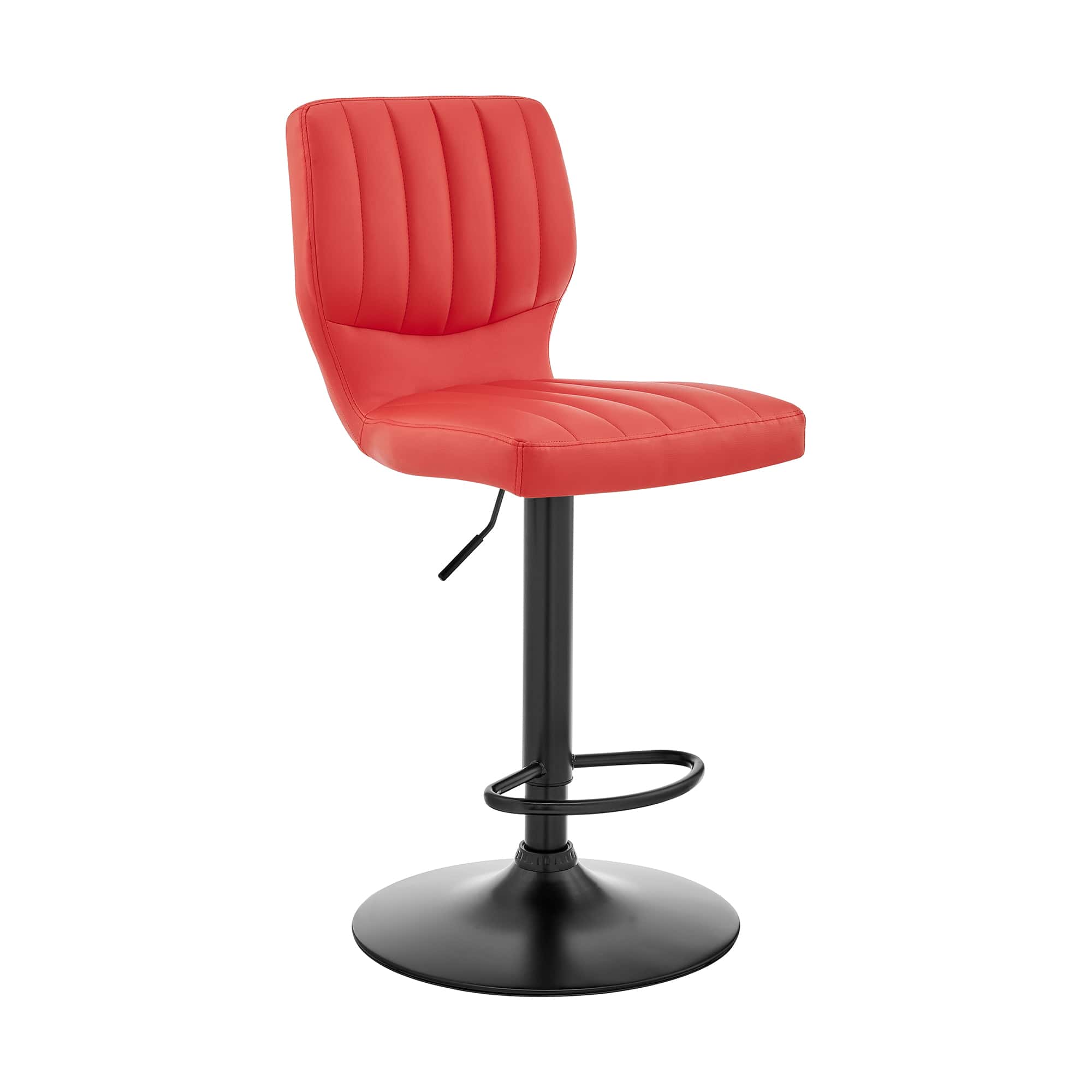 Armen Living Bar Stool Red