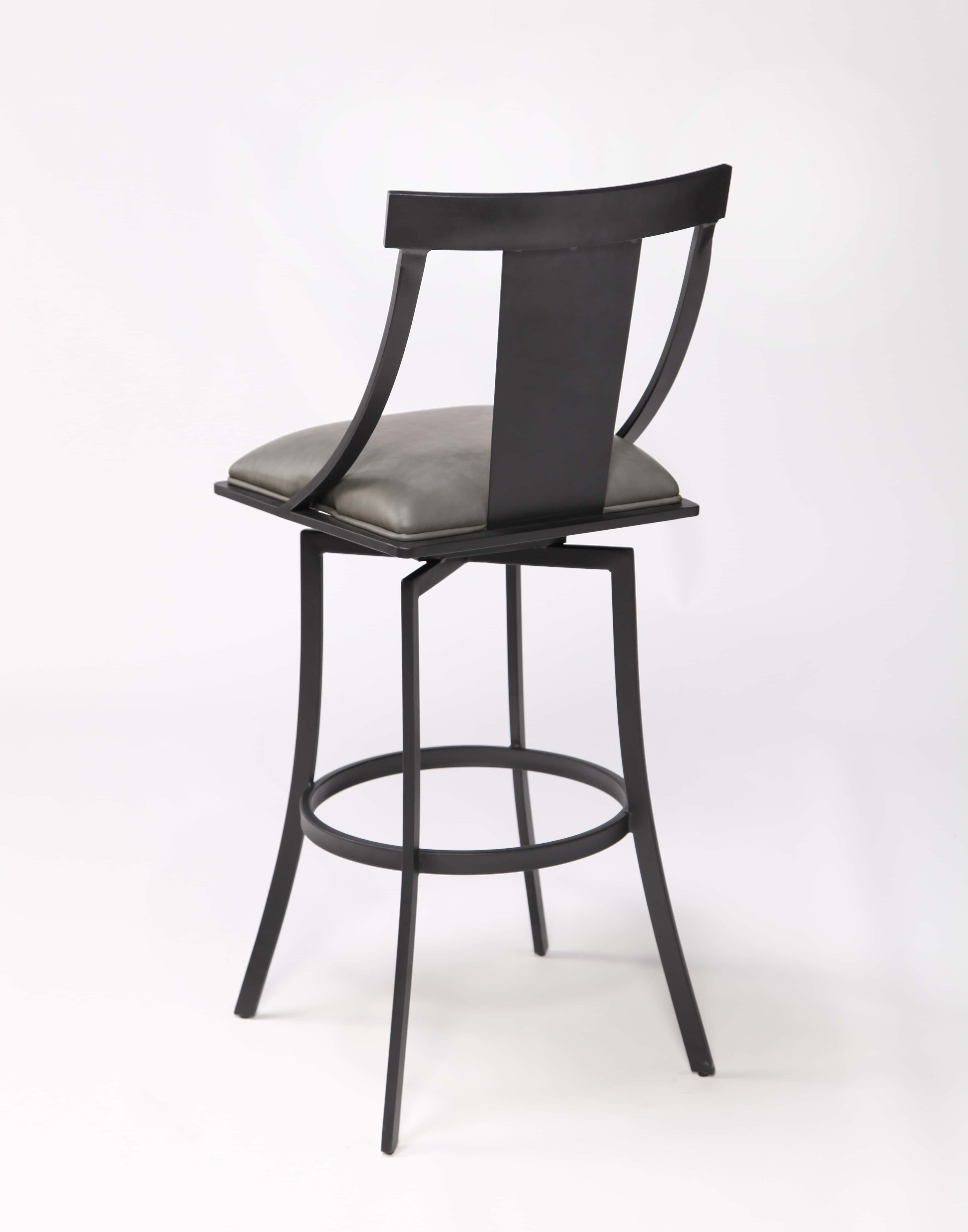 Brisbane Contemporary 26" Counter Height Barstool in Matte Black Finish ...