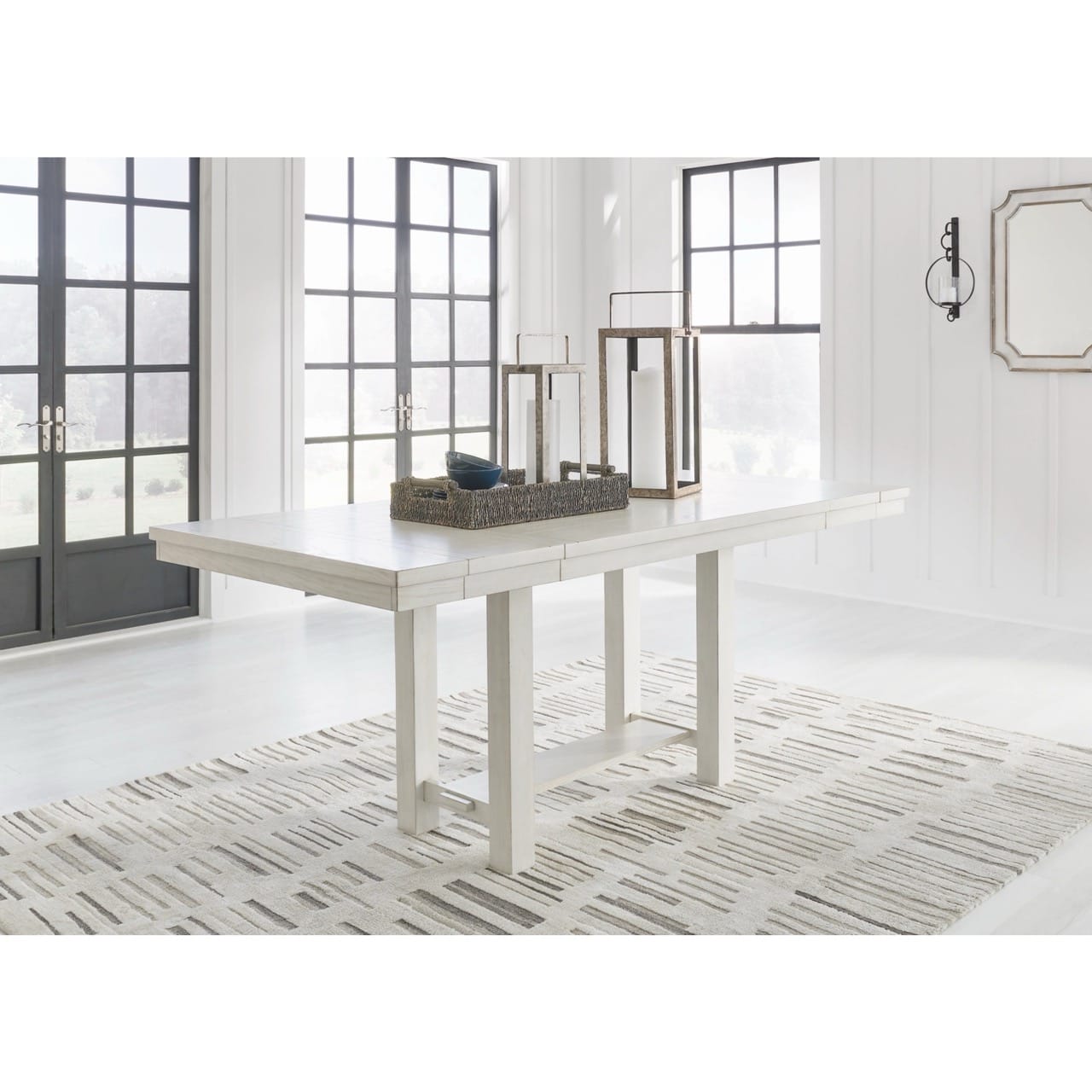 Robbinsdale Rectangular Dining Room Counter Extension Table at Futonland