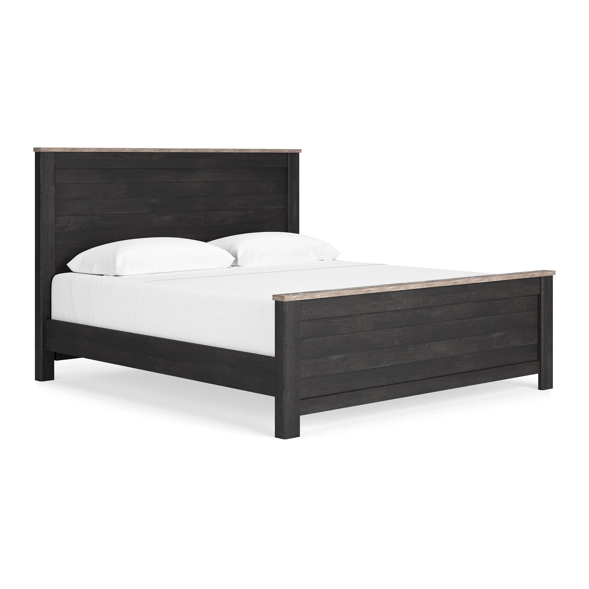 Nanforth - Two-tone - Panel Bedroom Set at Futonland
