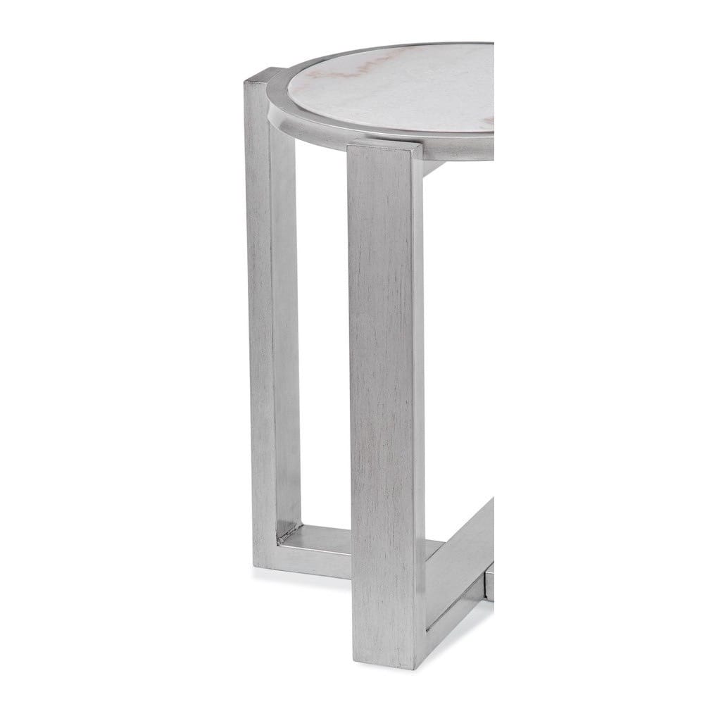 Hessie Round Accent Table at Futonland