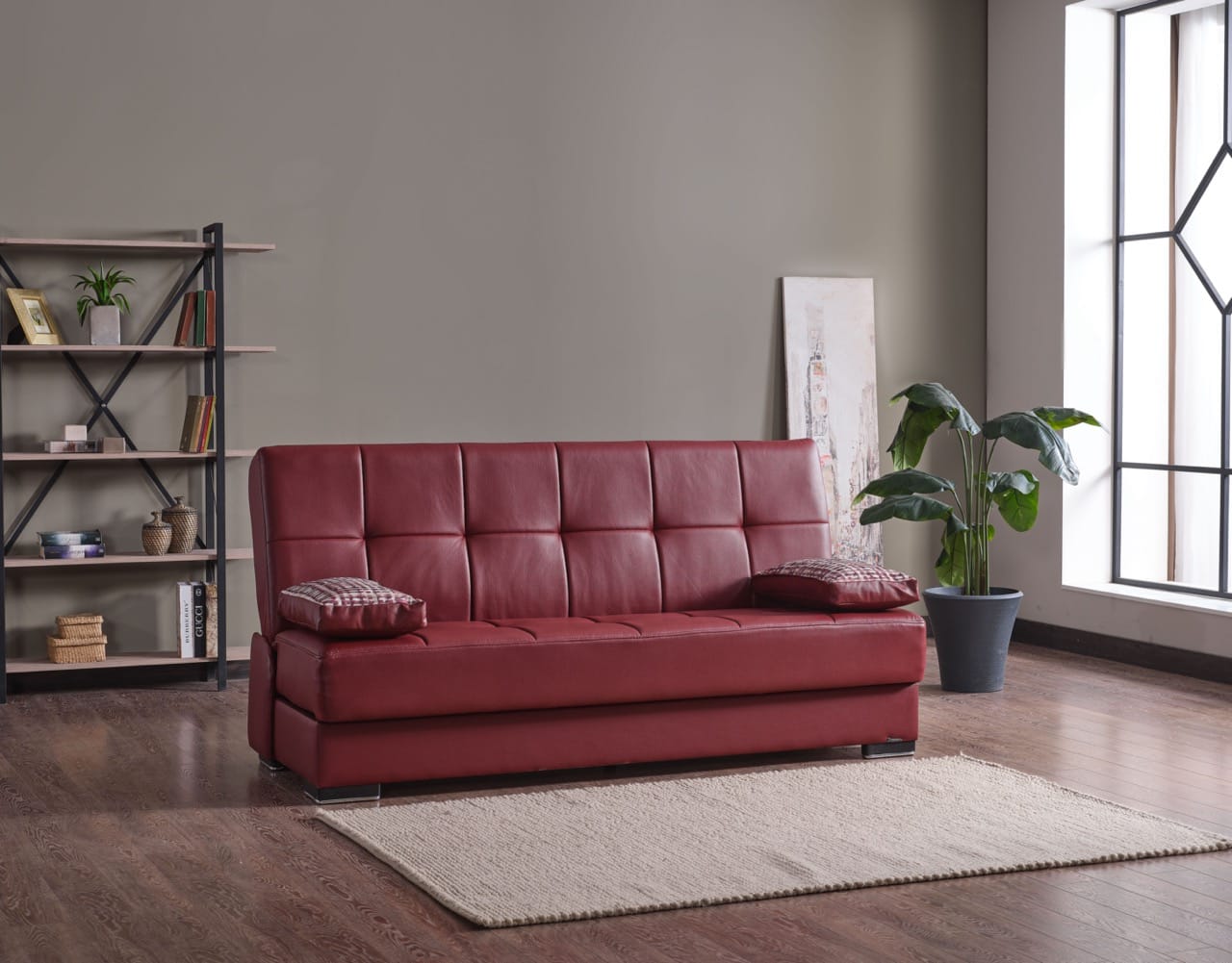 Soho Sofabed Burgundy by Casamode
