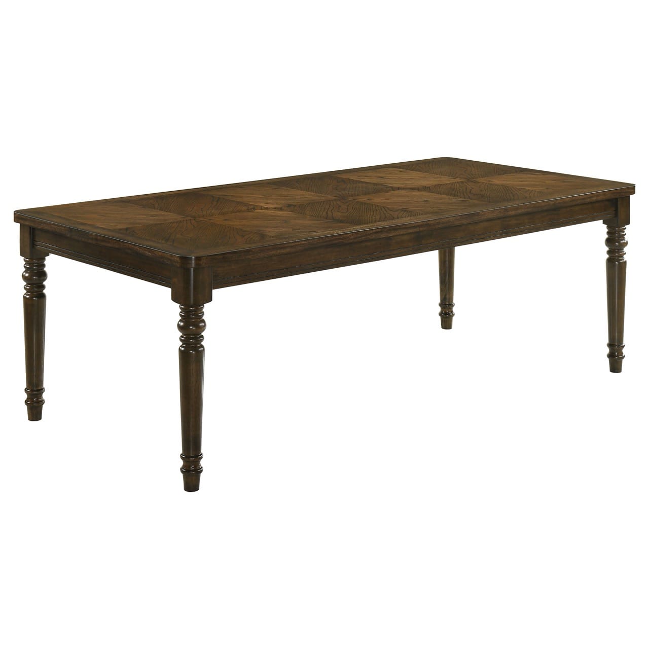 Willowbrook 7-piece Rectangular Dining Table Set Walnut at Futonland