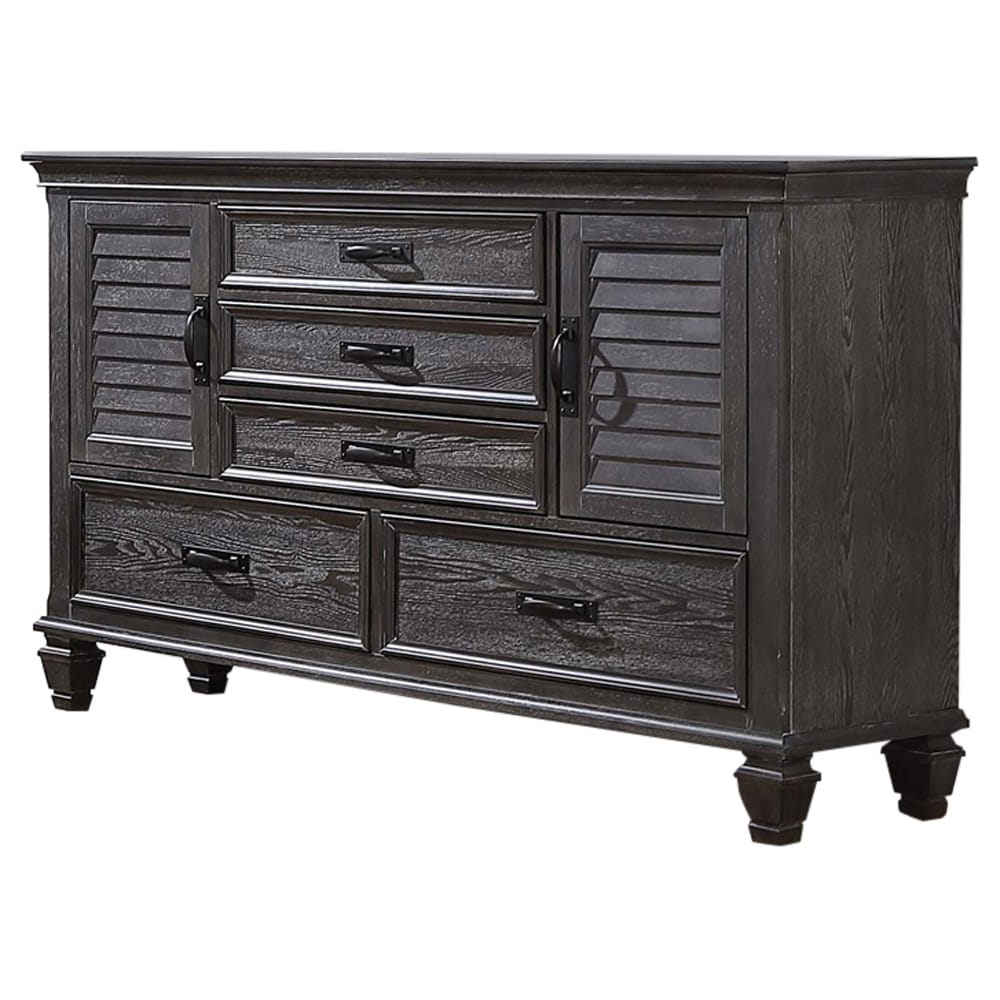 Franco Storage Bedroom Set - Weathered Sage at Futonland