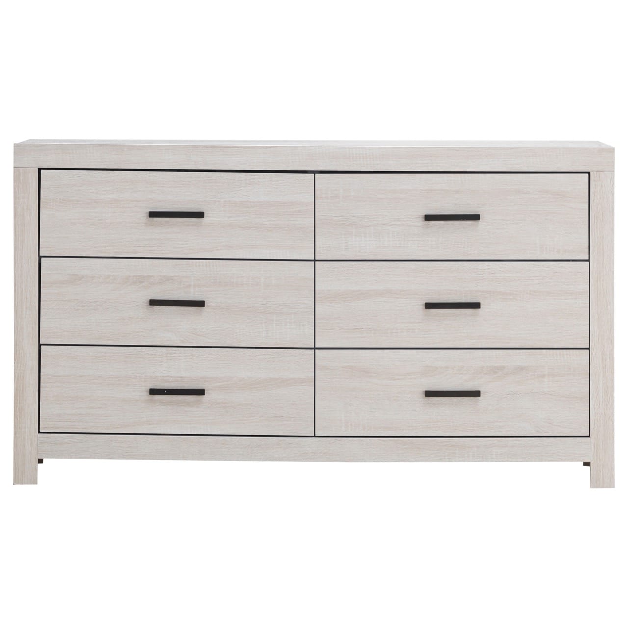 Brantford 5-piece Queen Storage Bedroom Set Coastal White at Futonland