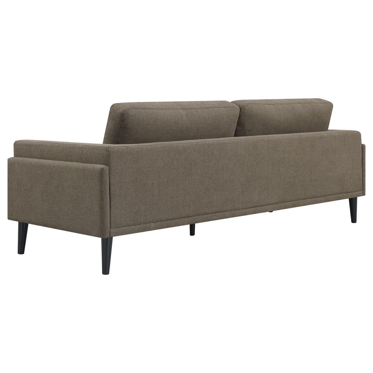 Rilynn Upholstered Track Arms Sofa Brown at Futonland