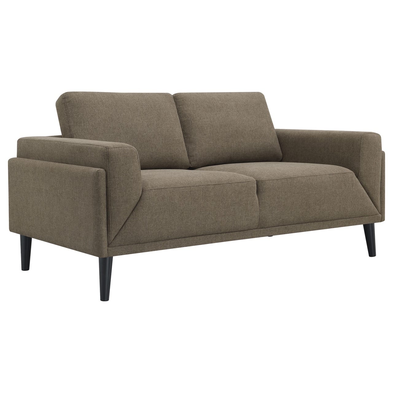 Rilynn 3-piece Upholstered Track Arms Sofa Set Brown at Futonland