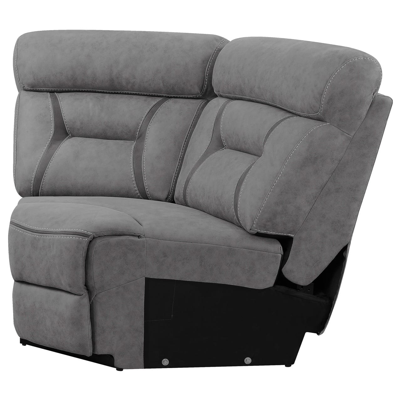 Higgins Modular Sectional Wedge Grey at Futonland
