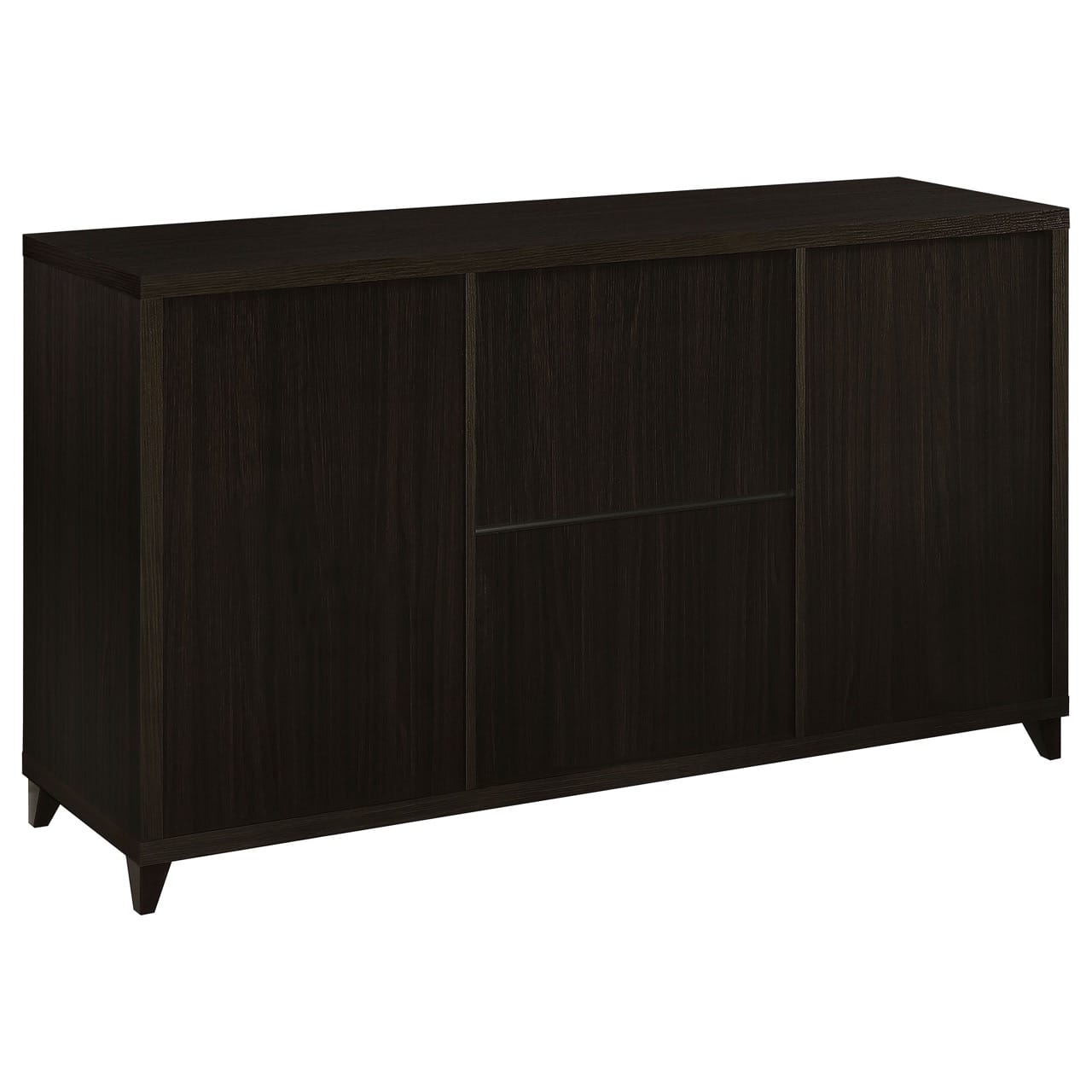 Lewes 4-piece Entertainment Center Cappuccino at Futonland